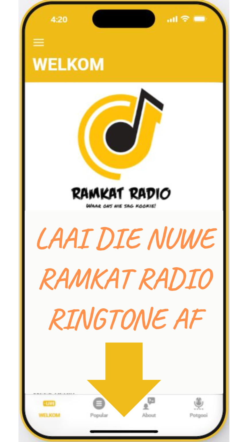 Ramkat Radio – Waar ons nie sag kookie!